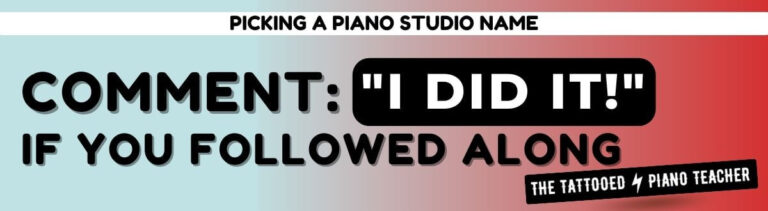 Piano Studio Names: How to Pick the Perfect Name For Your Business ...