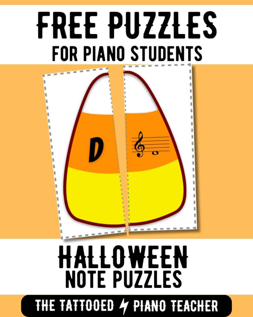 5 Halloween Music Games Your Piano Students Will Love [Free Printable ...