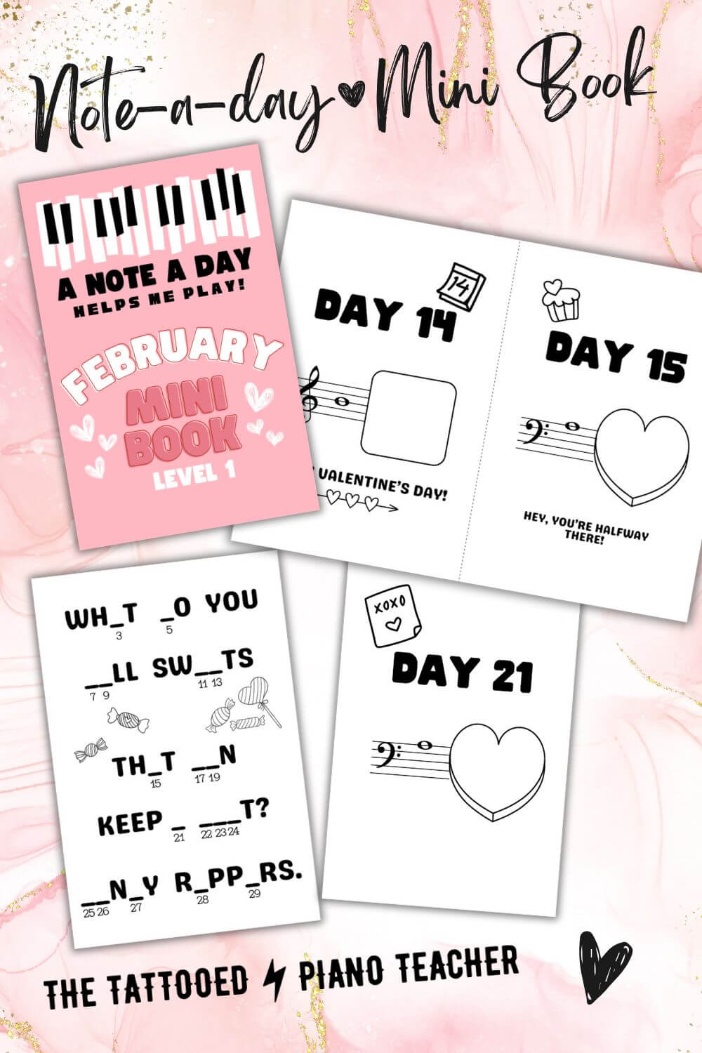 Valentine's Day Music Activities for February Fun [Free Heart Puzzles ...