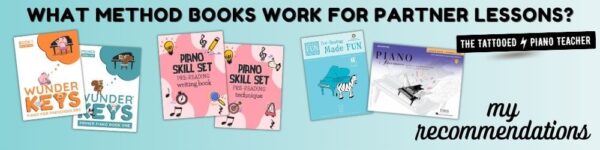 Partner Lessons: My Favorite Way to Teach Beginner Piano Lessons - The ...