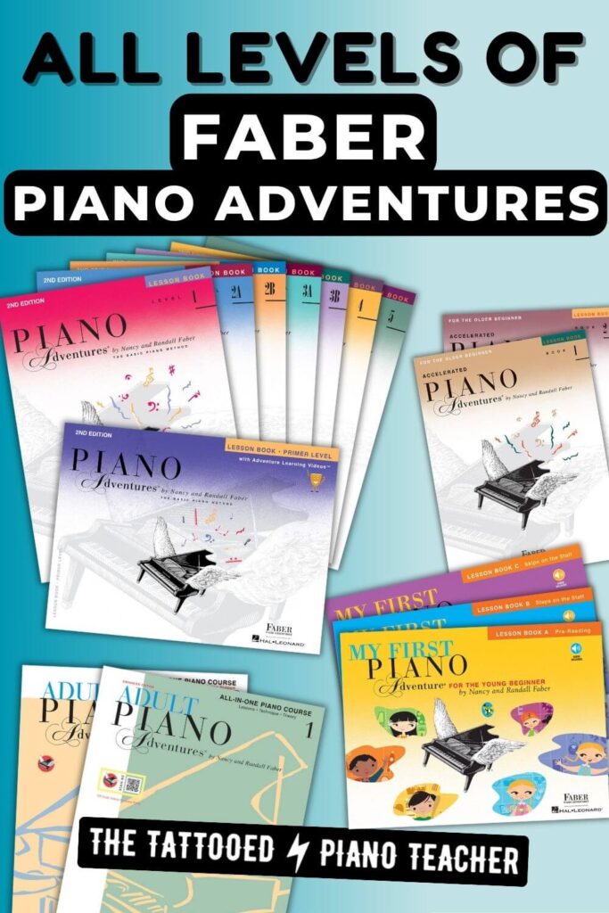 Faber Piano Adventures Levels in Order - The Tattooed Piano Teacher