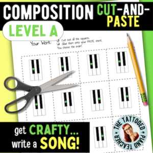 Music Composing Activity for Kids: Composition Cut-and-Paste - The ...