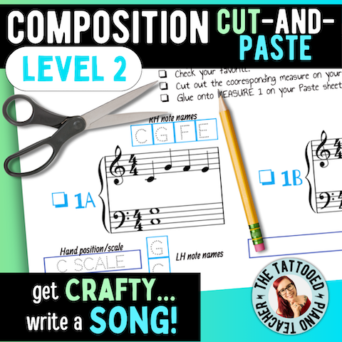 Music Composing Activity for Kids: Composition Cut-and-Paste - The ...