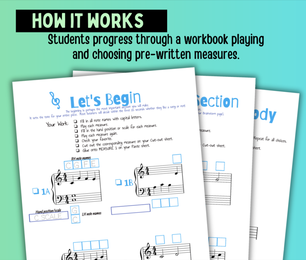 Music Composing Activity for Kids: Composition Cut-and-Paste - The ...