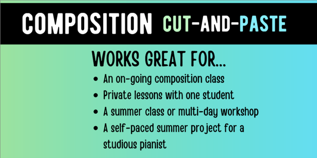 Music Composing Activity for Kids: Composition Cut-and-Paste - The ...