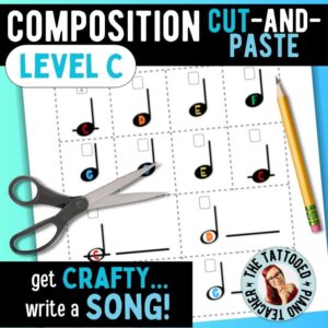 Music Composing Activity for Kids: Composition Cut-and-Paste - The ...