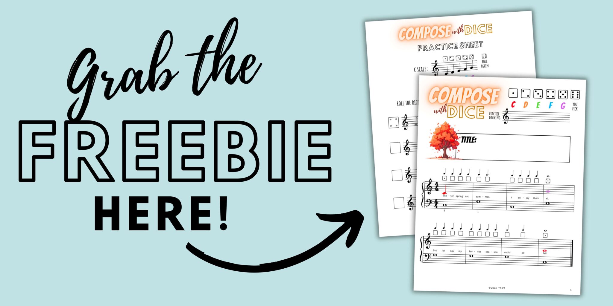 Fall Music Activities for Piano Students [Free Composing Activity ...