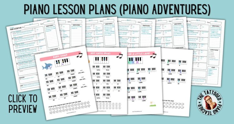Faber Piano Adventures Levels in Order - The Tattooed Piano Teacher