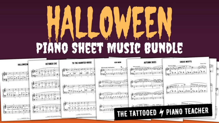 6 Spooky Halloween Piano Solos (Primer to Intermediate) + Free ...